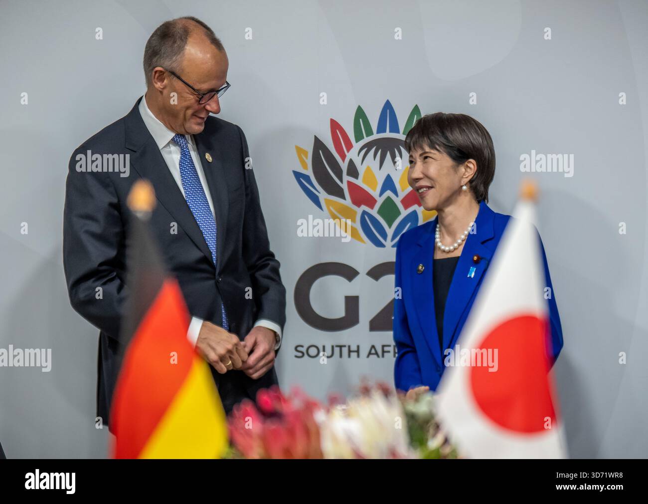 23 November 2025, South Africa, Johannesburg: German Chancellor ...
