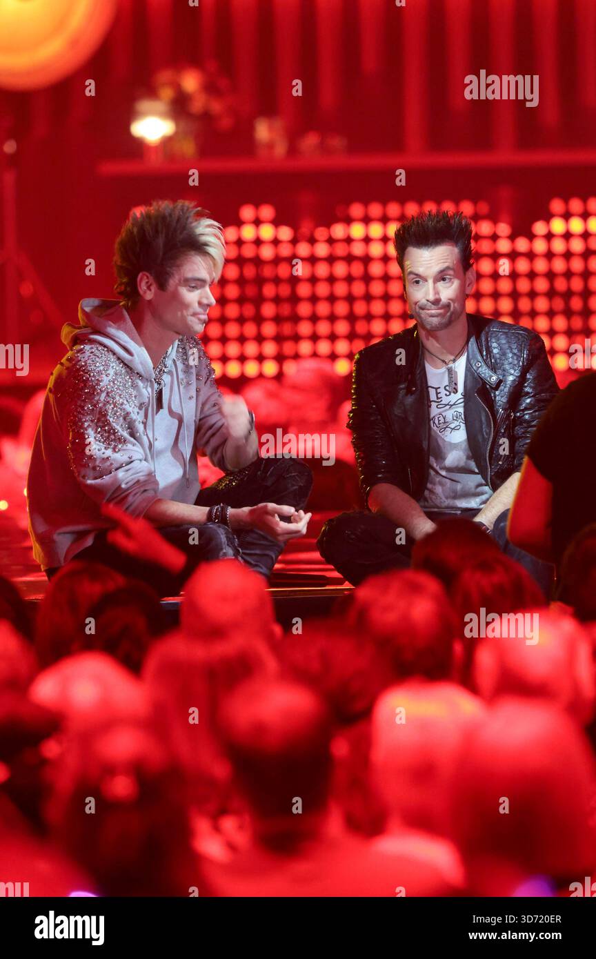 Ehrlich Brothers on the ZDF music show 'The Giovanni Zarrella Show' live from the Offenburg fair ...