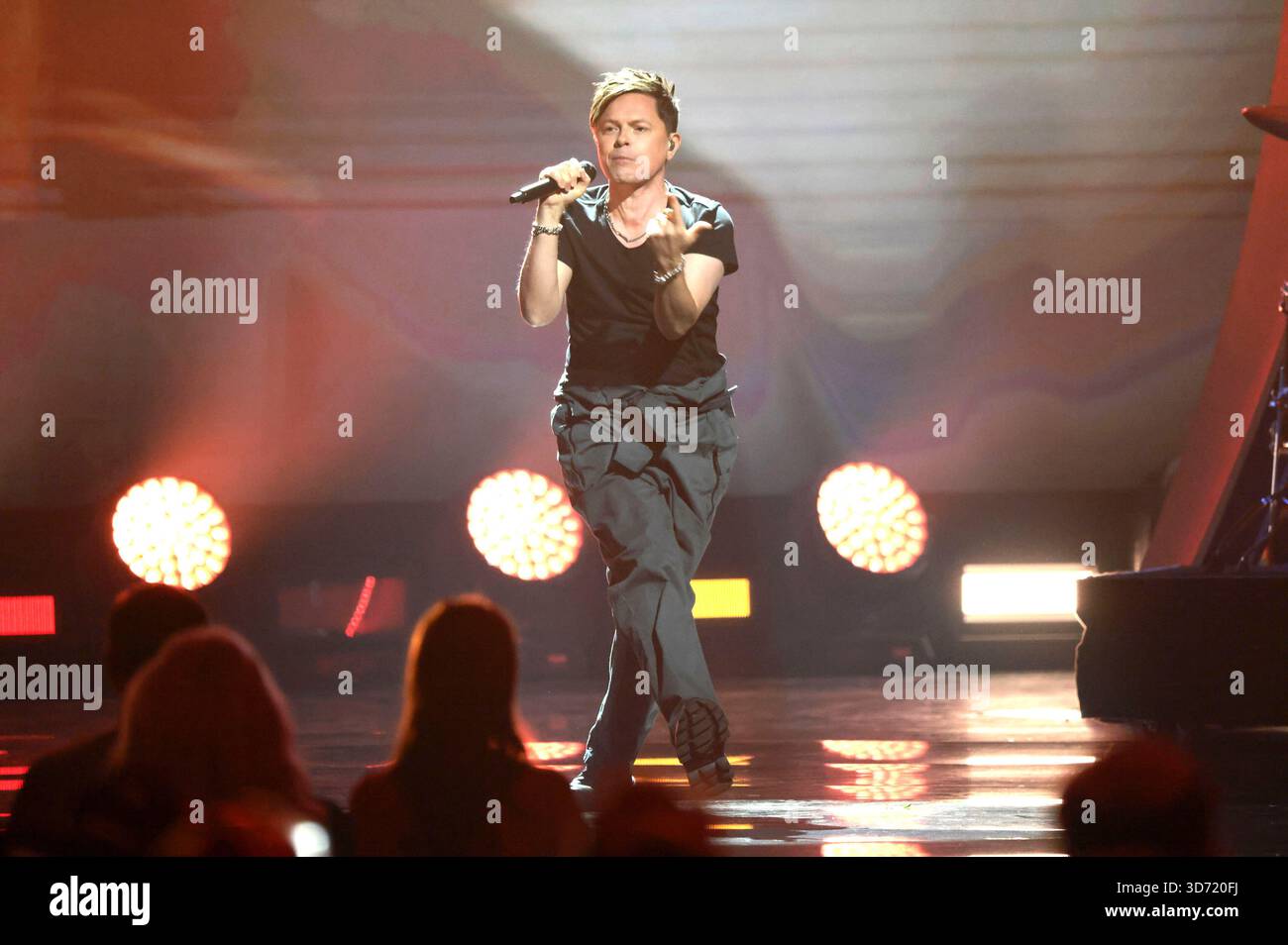 Michael Patrick Kelly on the ZDF music show 'Die Giovanni Zarrella Show' live from the Messe ...