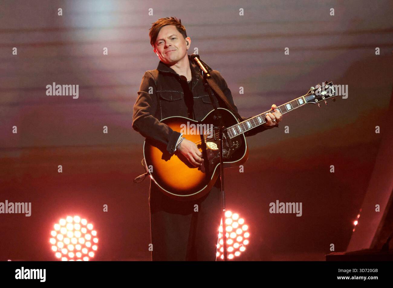 Michael Patrick Kelly on the ZDF music show 'Die Giovanni Zarrella Show' live from the Messe ...