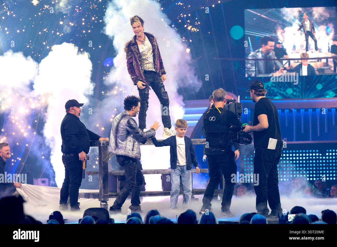 Ehrlich Brothers on the ZDF music show 'The Giovanni Zarrella Show' live from the Offenburg fair ...