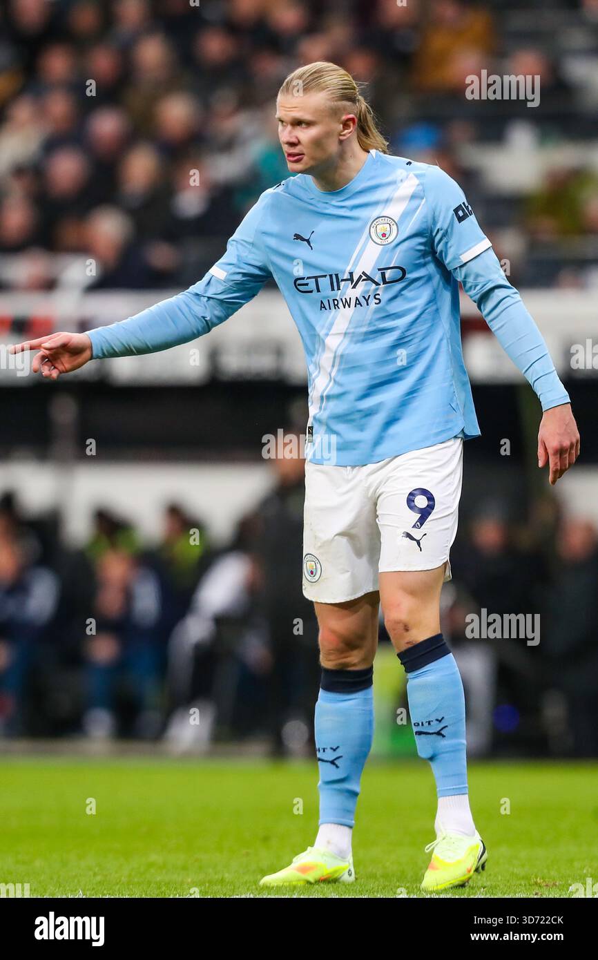 Erling Håland Of Manchester City during the Newcastle United v ...
