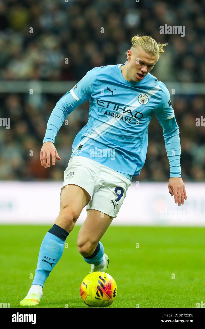 Erling Håland Of Manchester City during the Newcastle United v ...