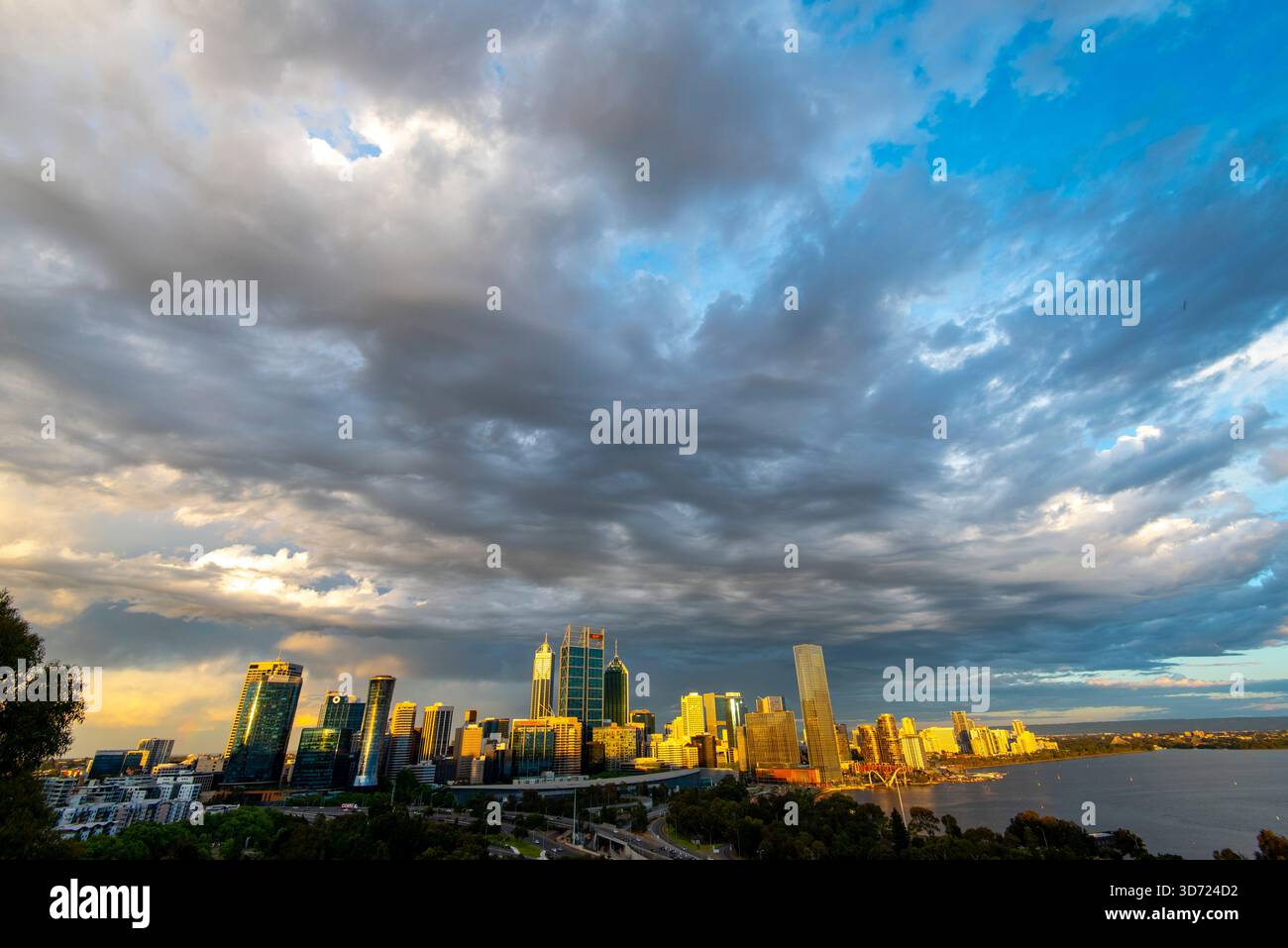 Perth, Australia - November 18, 2025: CBD skyline viewpoint from Kings ...