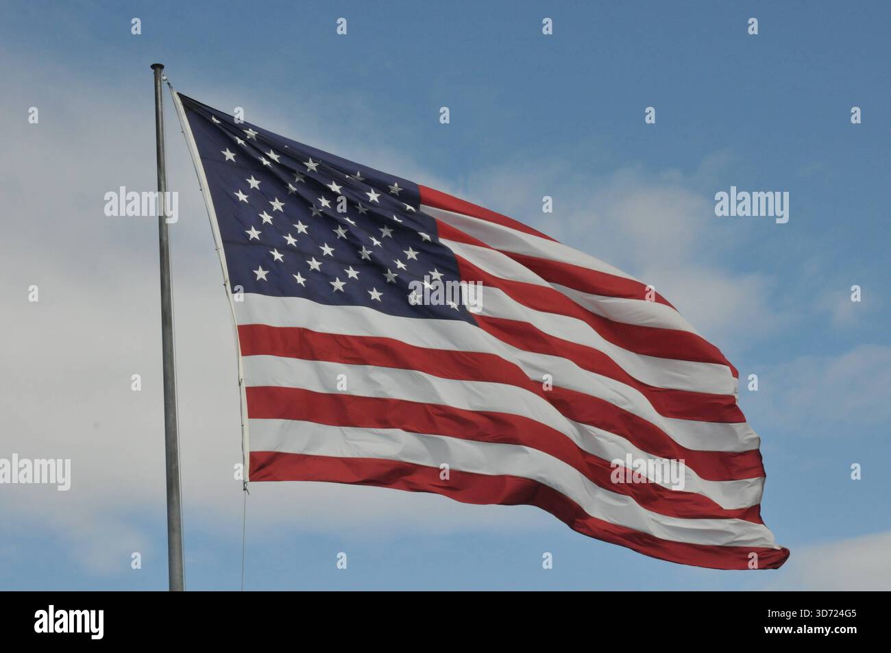 ELLENSBURG/WASHINGTON//USA / 05.October 2019 / American flags stars and ...