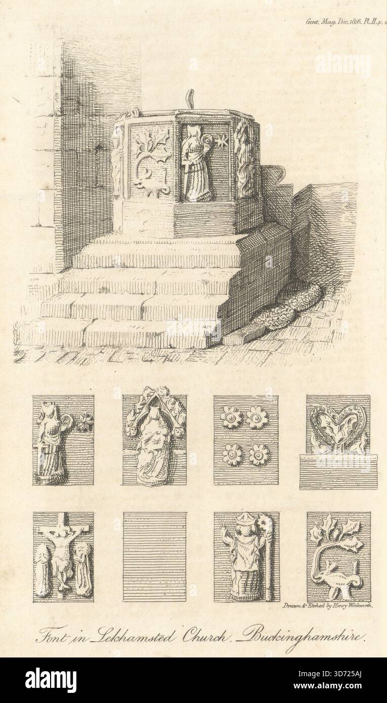 Church font in st hi-res stock photography and images - Alamy