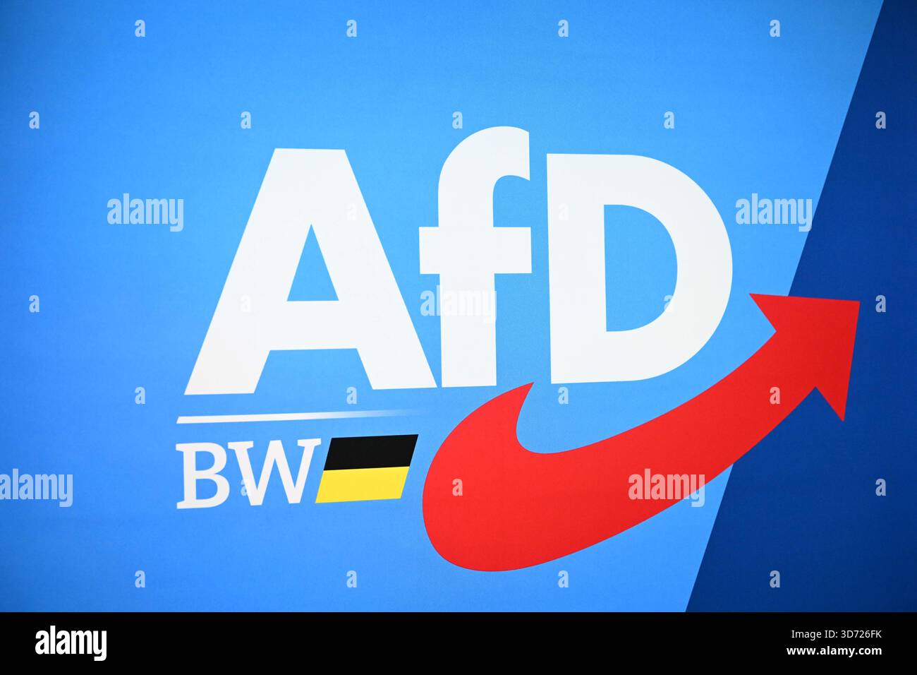 23 November 2025, Baden-Württemberg, Hechingen: The logo of the AfD ...