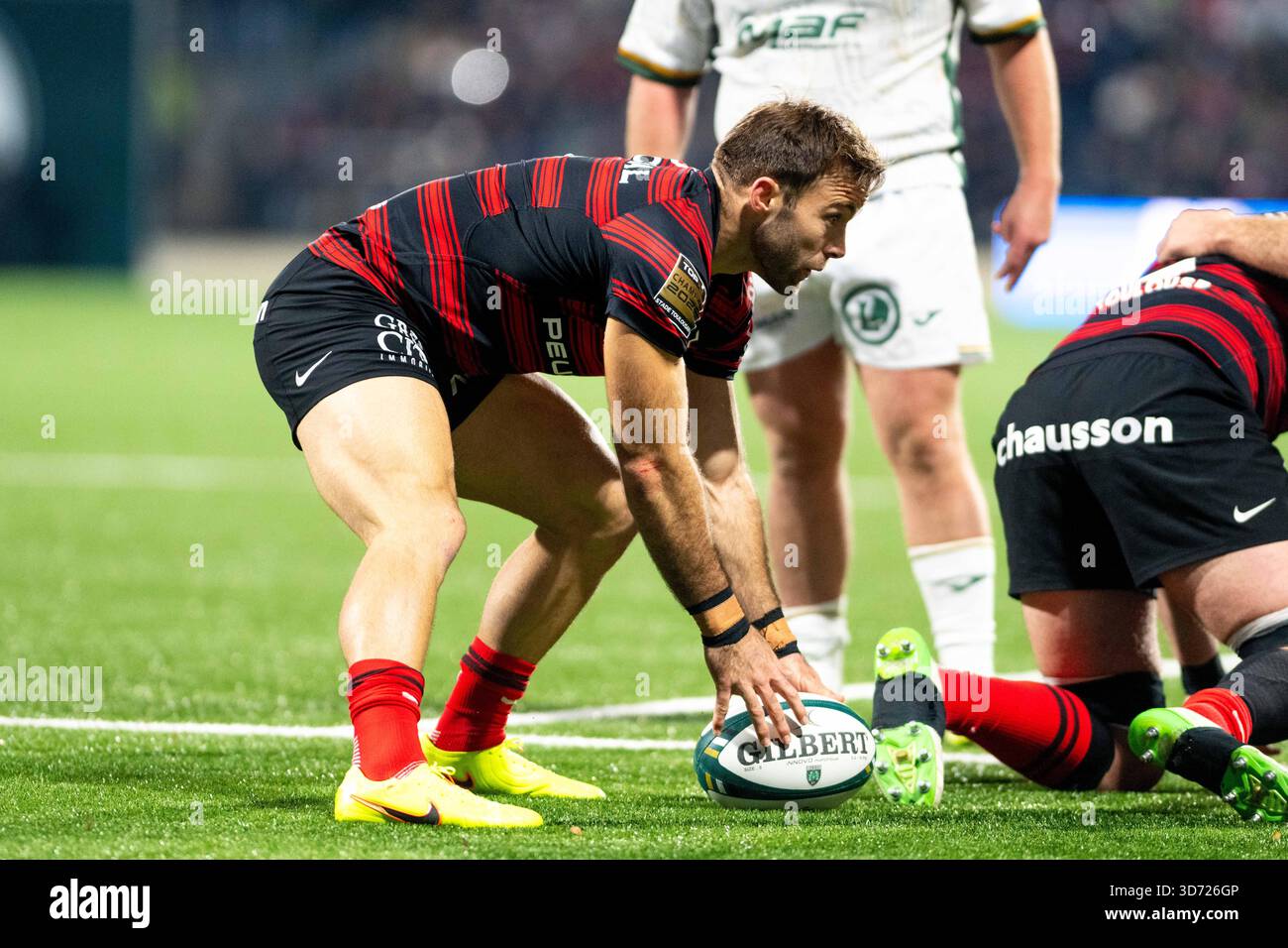 Paul Graou of Toulouse during the French championship Top 14 rugby ...