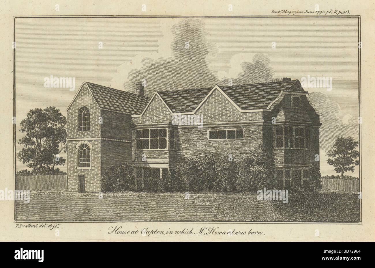 John Howard birthplace, Clapton, London. Philanthropist & prison ...
