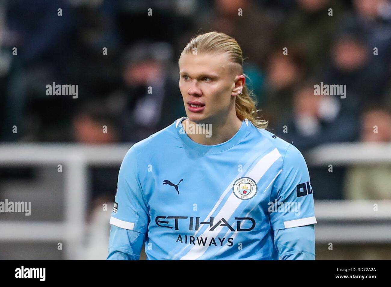 Erling Håland Of Manchester City during the Newcastle United v ...