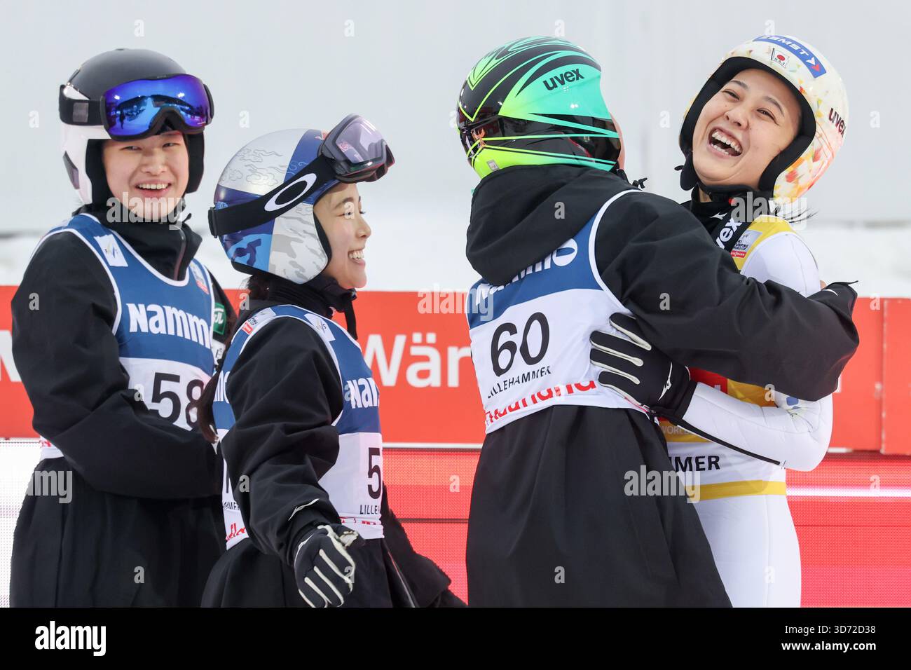 Lillehammer 20251123. Japan's Sara Takanashi, Yuki Ito, Ringo Miyajima ...