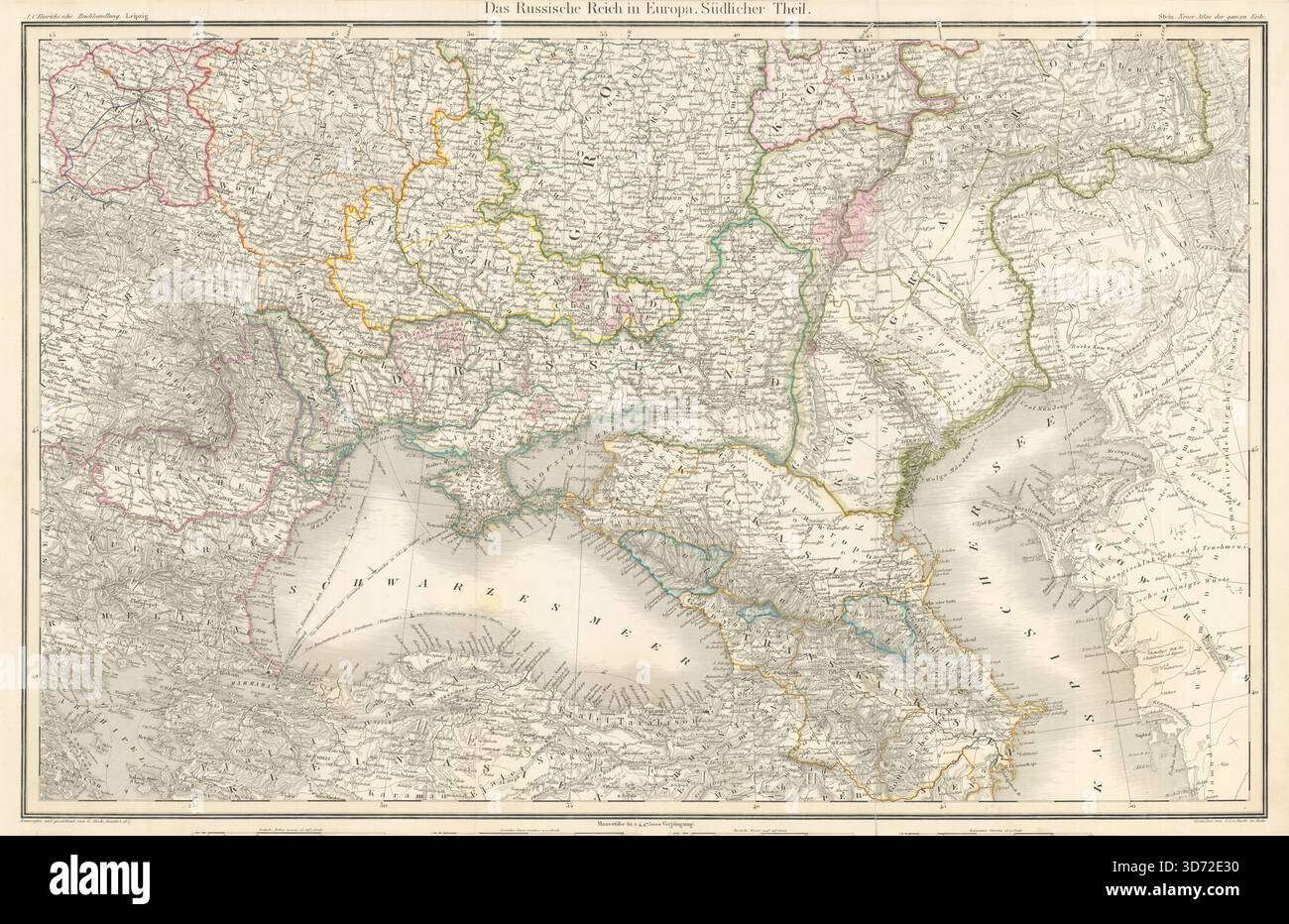 Das Russische Reich… South Russia. German Military Colonies. Stein/Heck ...