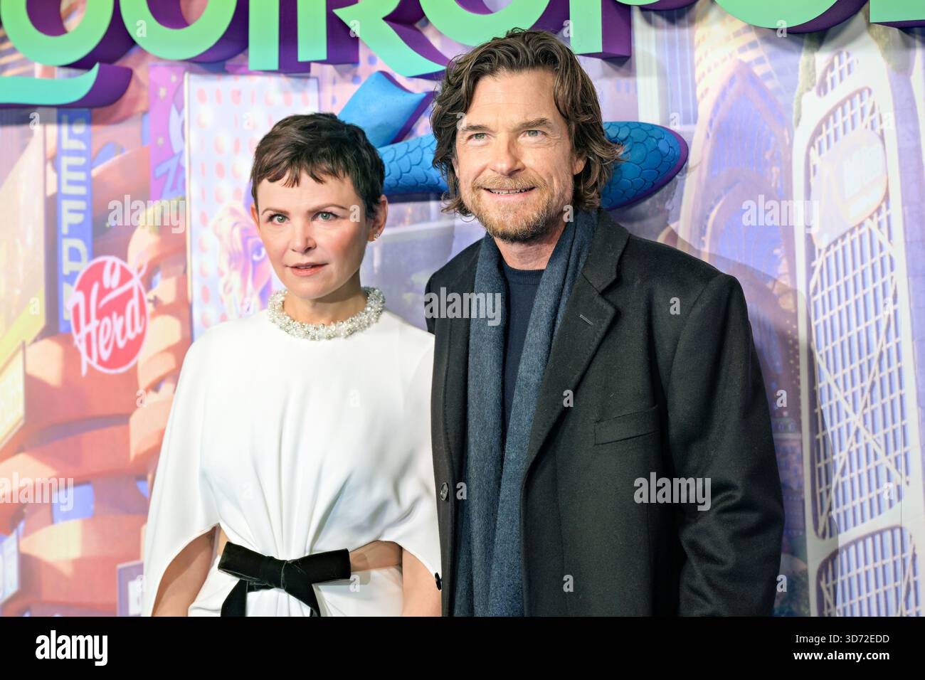 London, England, 23 November 2025: Ginnifer Goodwin, Jason Bateman at ...