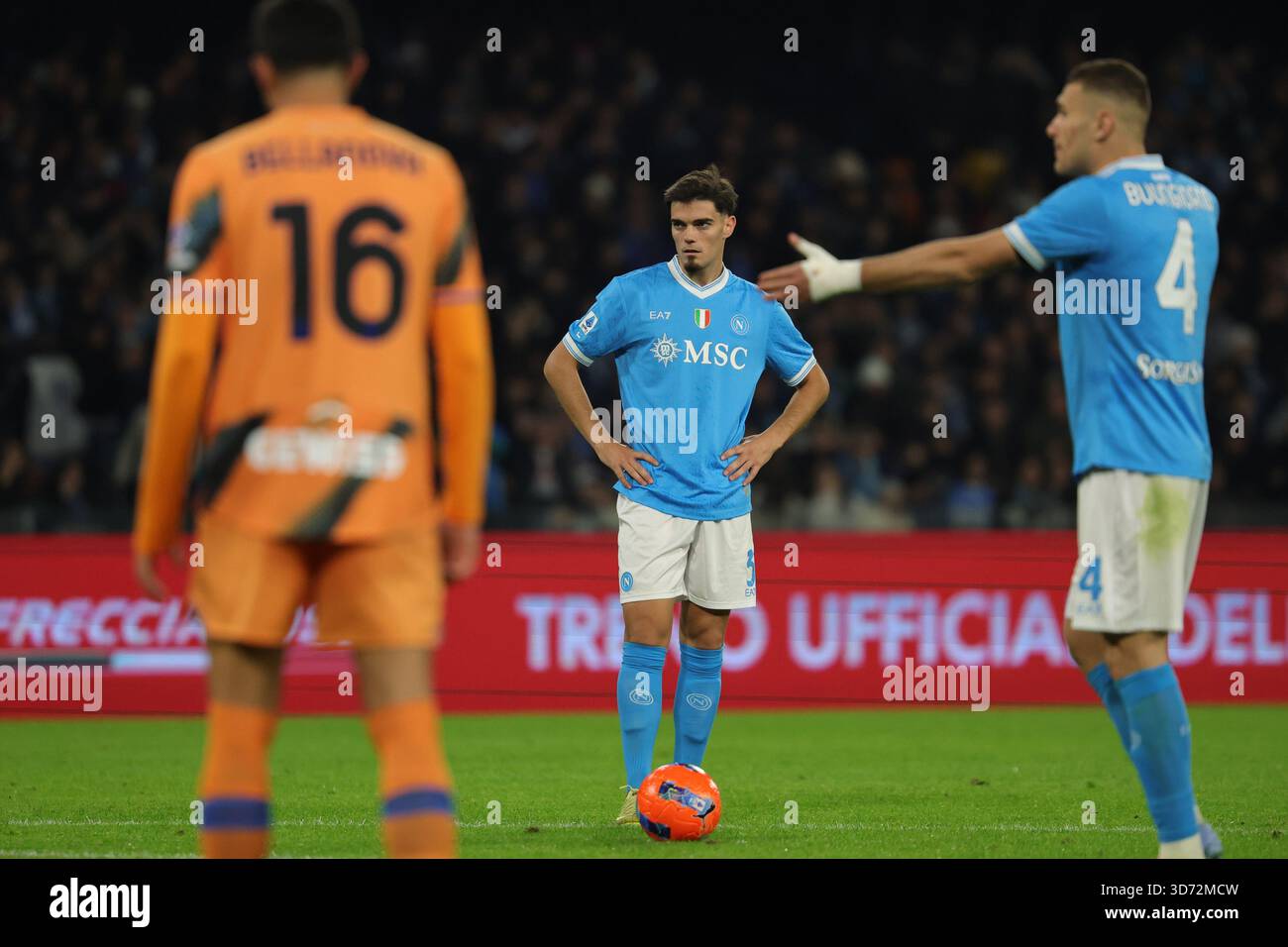 Napoli’s Miguel Gutiérrez during the Serie A soccer match between ...