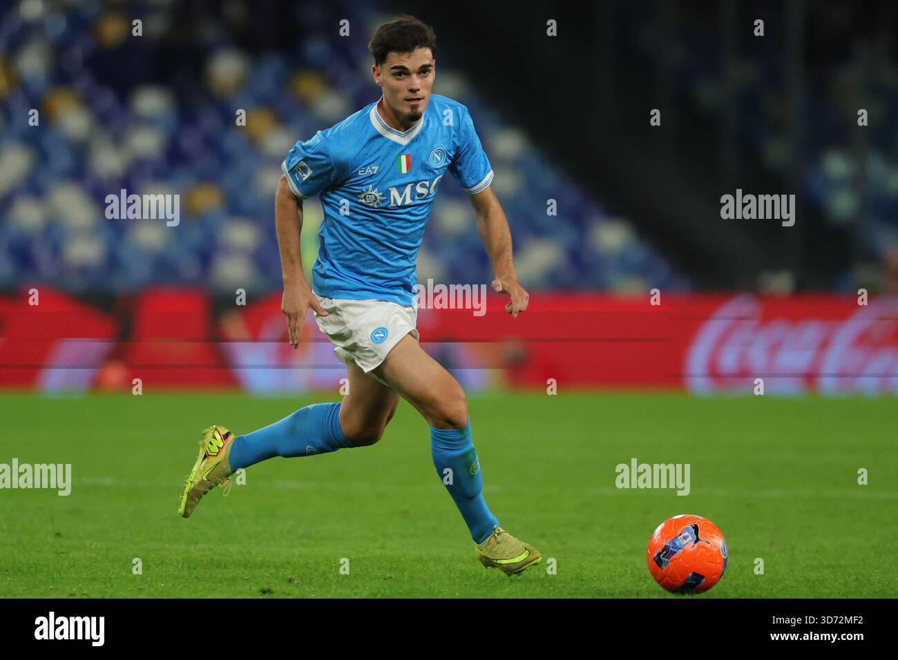 Napoli’s Miguel Gutiérrez during the Serie A soccer match between ...