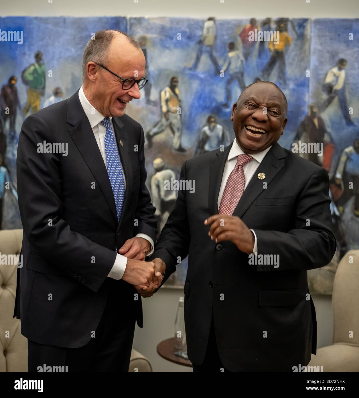 23 November 2025, South Africa, Johannesburg: German Chancellor ...