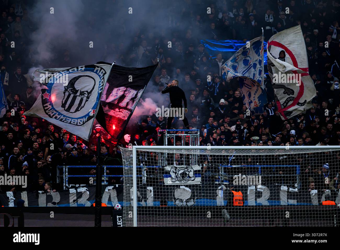 Copenhagen, Denmark. 23 November, 2025. Pictured left to right, FCK ...