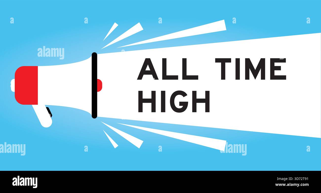 Megaphone top on white Stock Vector Images - Alamy