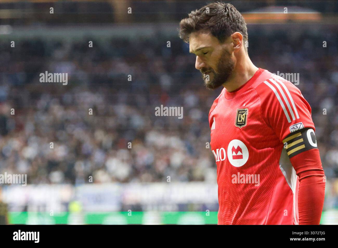 VANCOUVER, BC - NOVEMBER 22: Hugo Lloris (1) Goalkeeper of LAFC reacts ...
