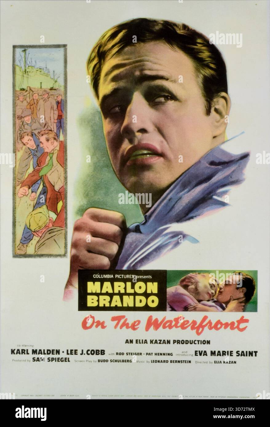 On the Waterfront ,1954, American crime drama film, Elia Kazan, Budd ...