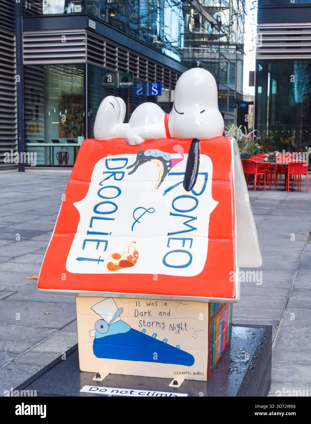 London, UK. 23rd November 2025. A Snoopy sculpture, one of 12 ...
