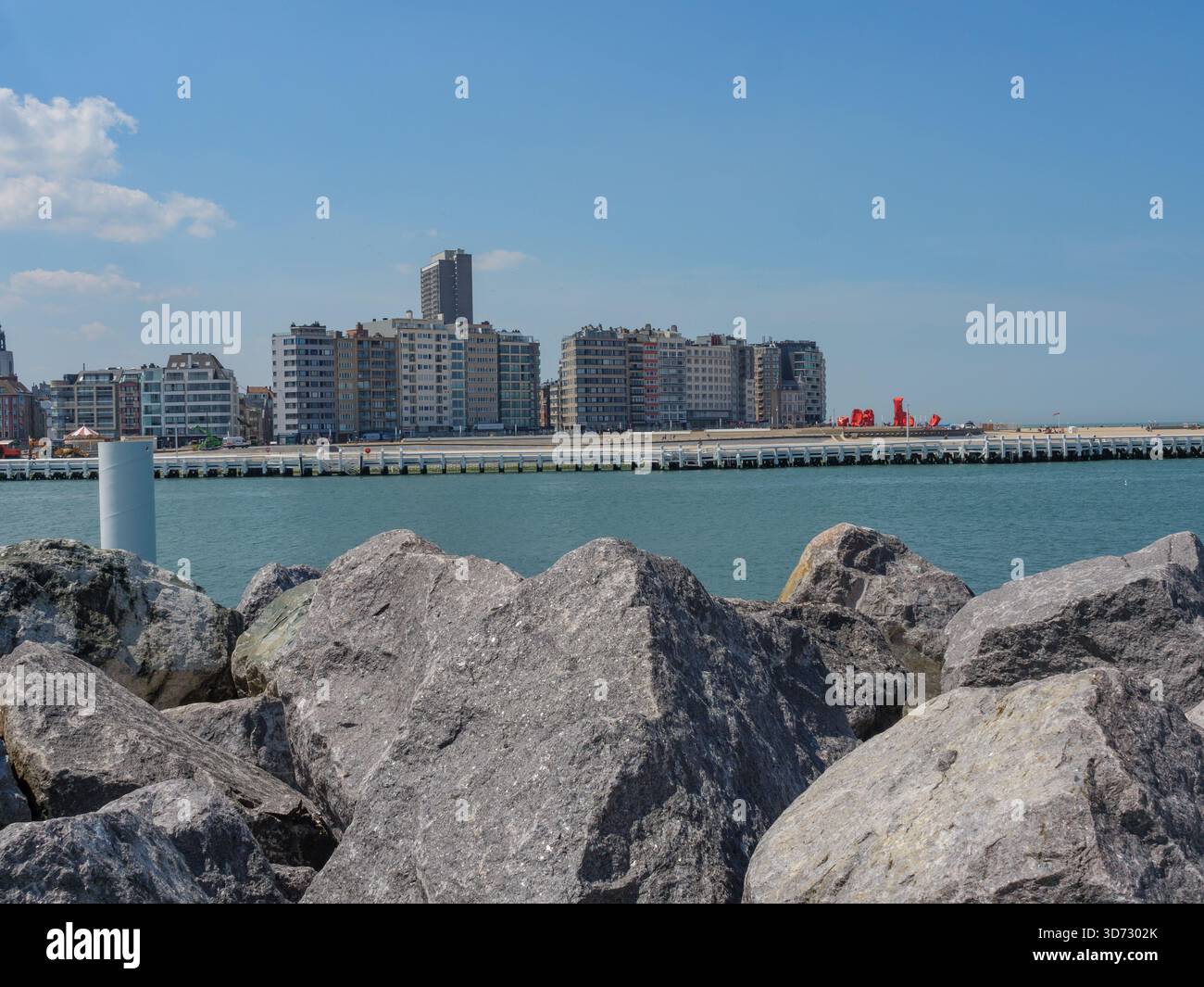 The Belgian City Of Ostend On The North Sea Stock Photo - Alamy