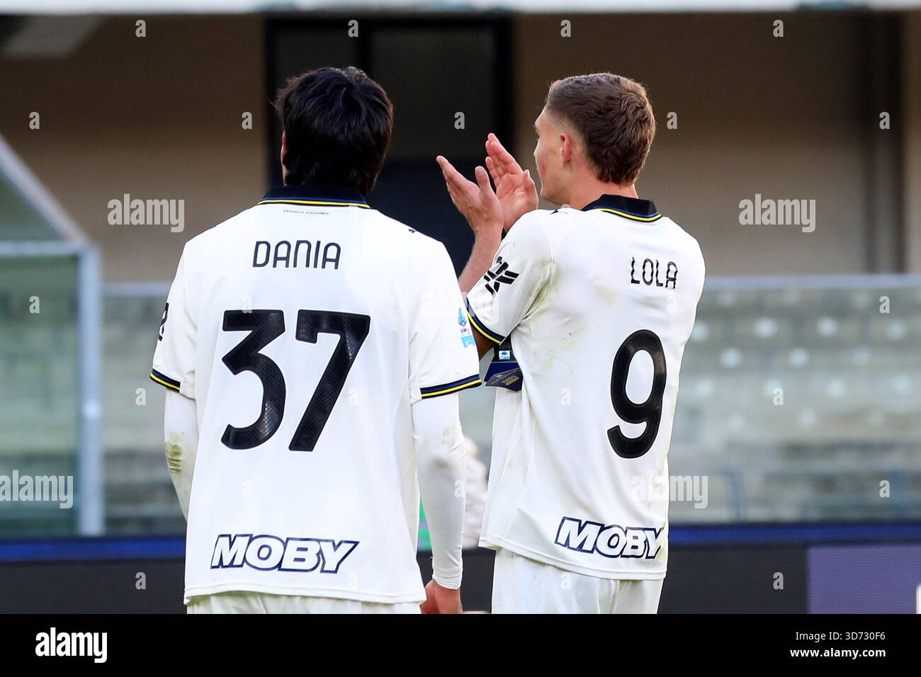 PARMA CELEBRATION IN THE END during the Serie A soccer match between ...
