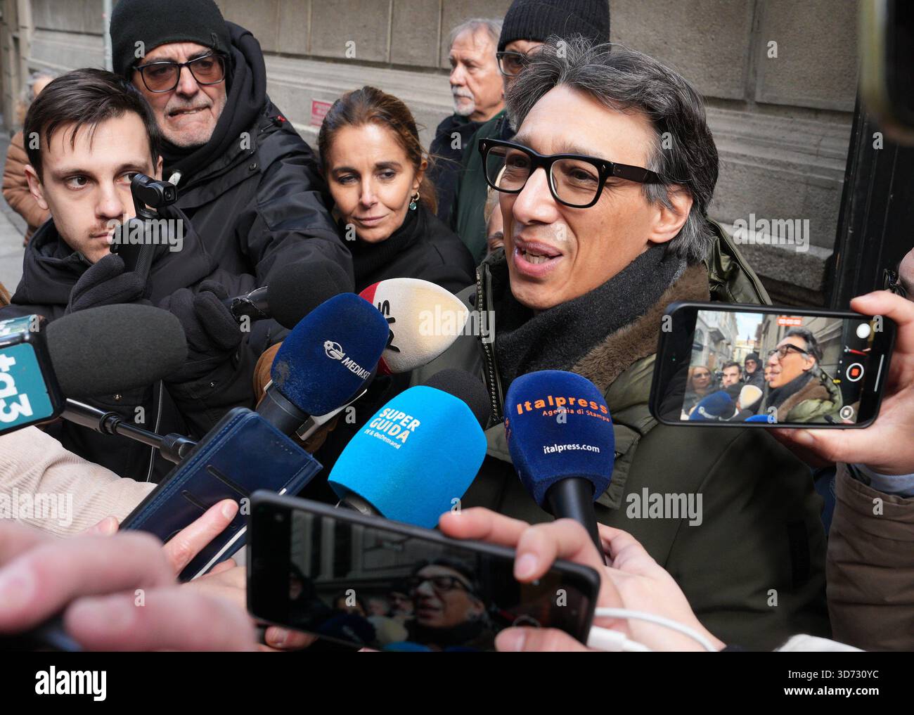 Milan, Chapel of Rest for the Death of Ornella Vanoni at the Piccolo ...
