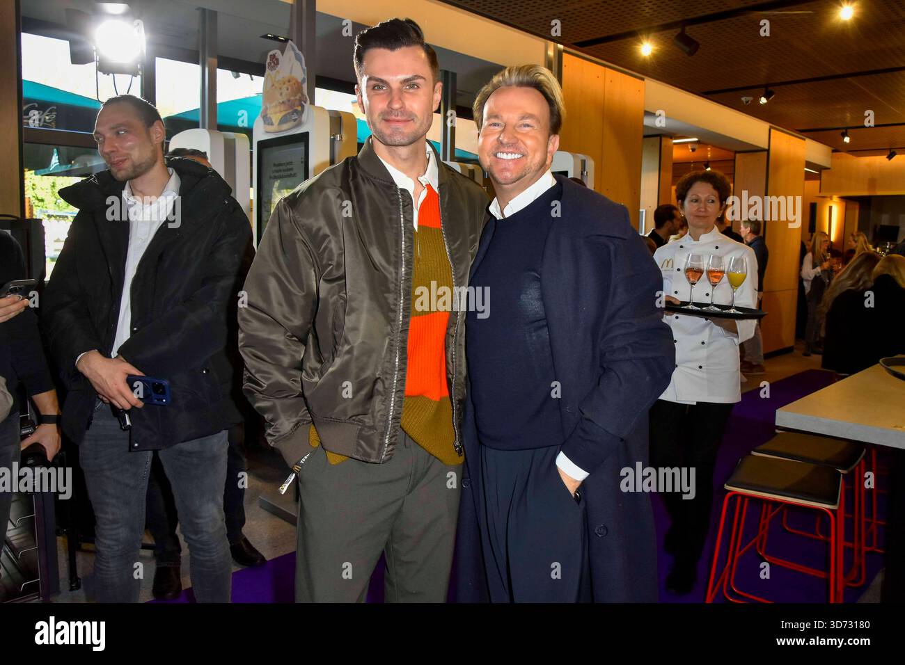 ABB/ Paul Henry Duval, Sandro Rath bei der Wiedereroeffnung der MC ...