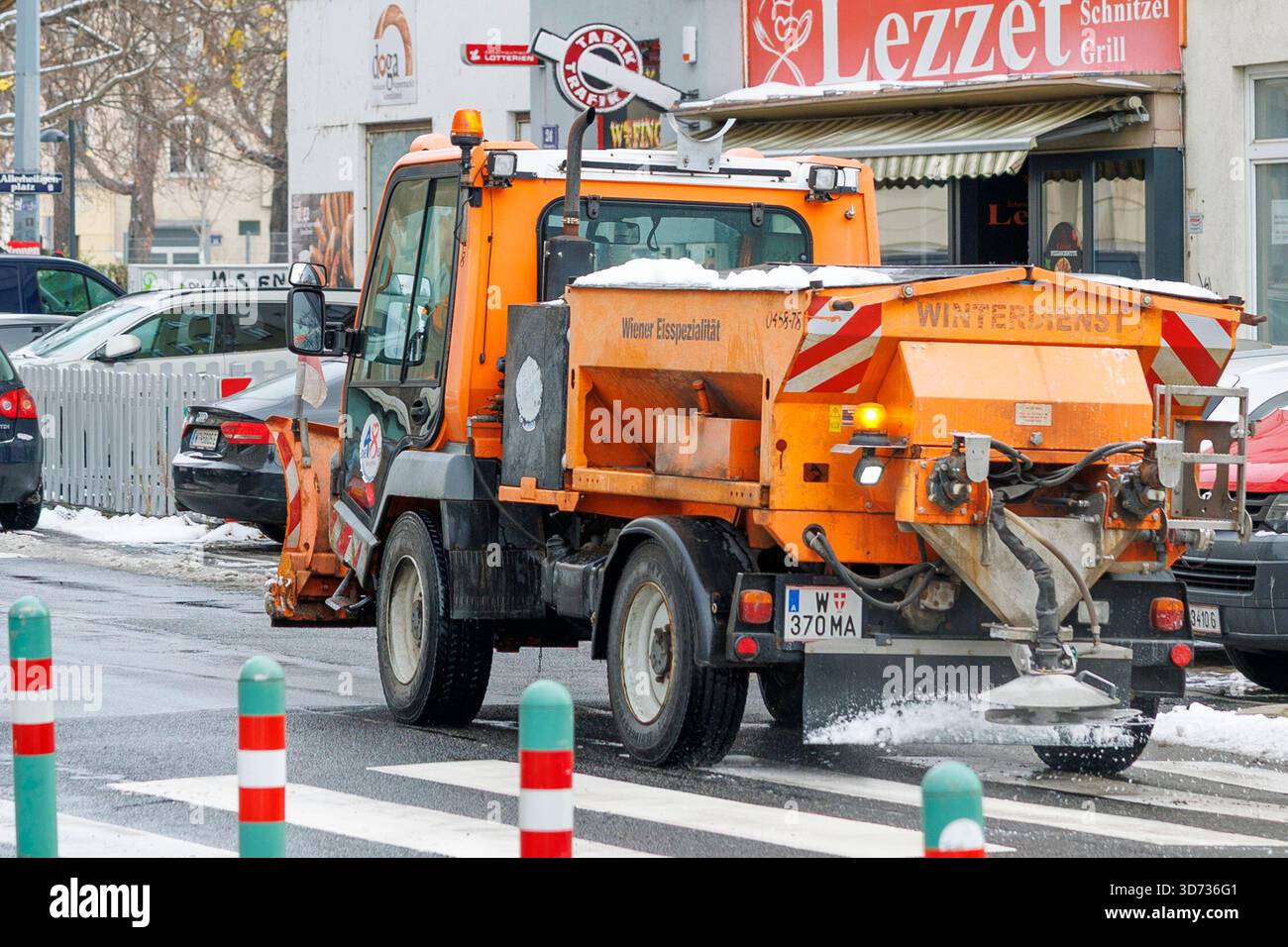 In Wien hat es in der Nacht auf Sonntag den ersten Schnee der Saison ...