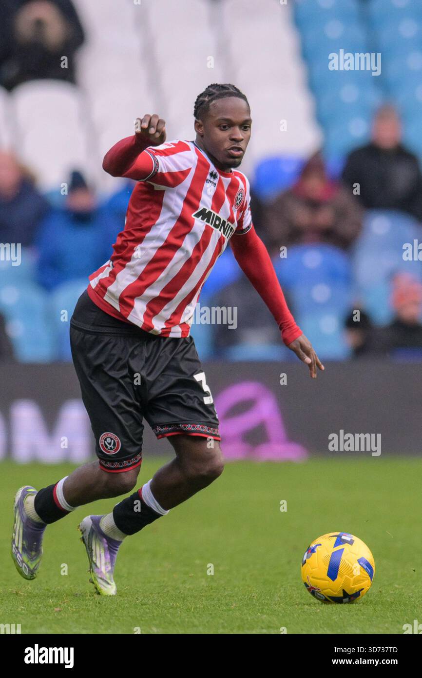 Femi Seriki of Sheffield United during the Sky Bet Championship match ...
