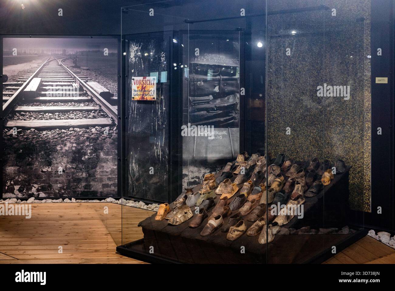 Sered, Slovakia - September 10, 2025: Exhibition inside the Holocaust ...