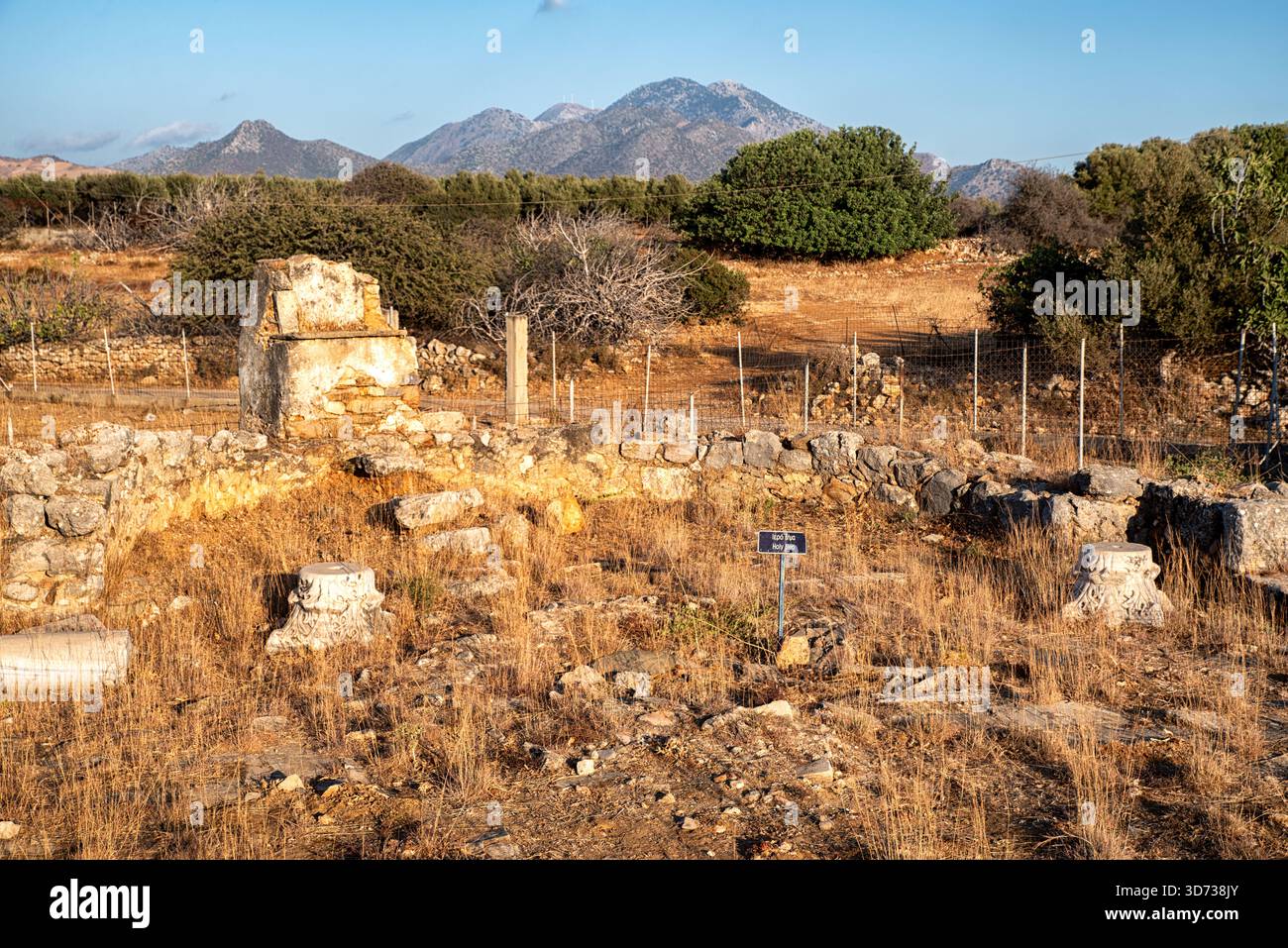 Panormos, Greece - September 7, 2025: Stone remains of the Early ...