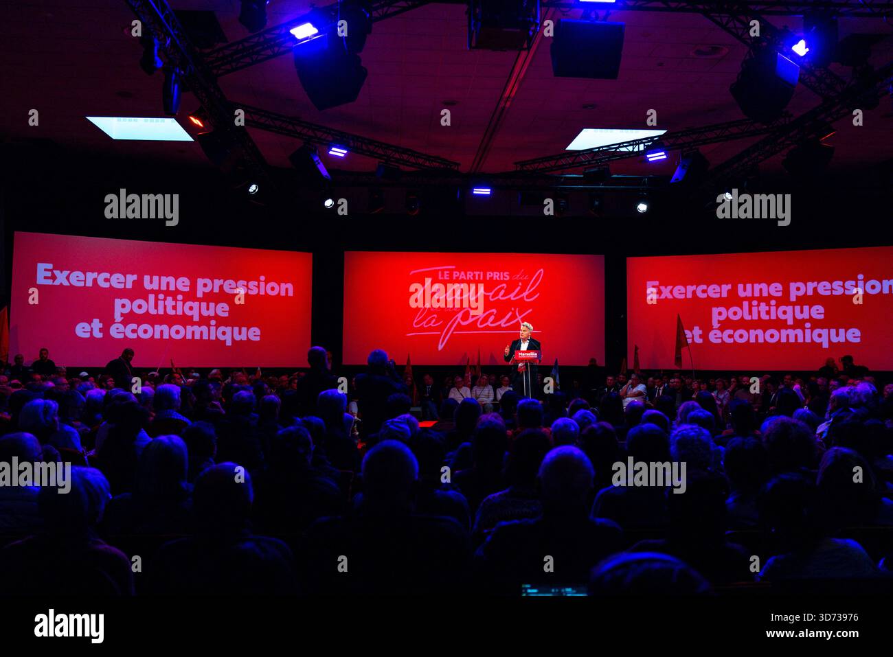 Meeting of Fabien Roussel of the PCF (French Communist Party) at Parc ...