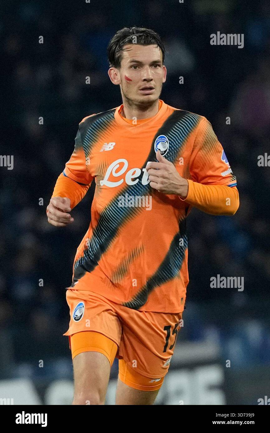 Naples, Italy. 22 Nov, 2025. Marten de Roon of Atalanta BC during the ...