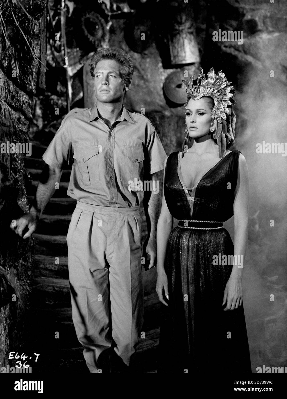 JOHN RICHARDSON and URSULA ANDRESS in a scene from SHE 1965 Director ...