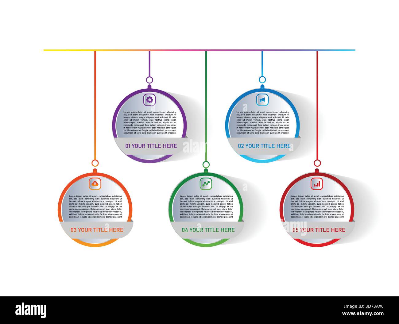 Circle arrows diagram infographic Can be used for presentations banner ...