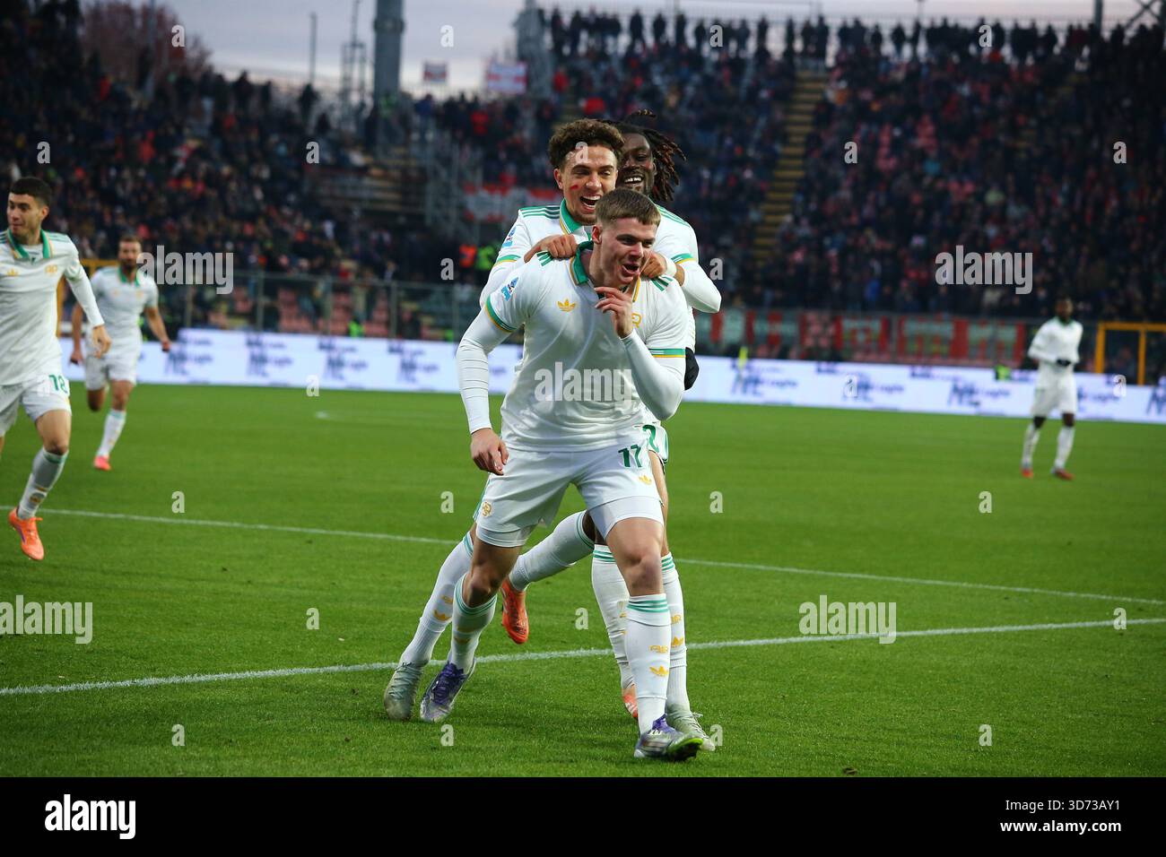 Roma Evan Ferguson esultansza. goal 0 - 2 during the Serie A soccer ...