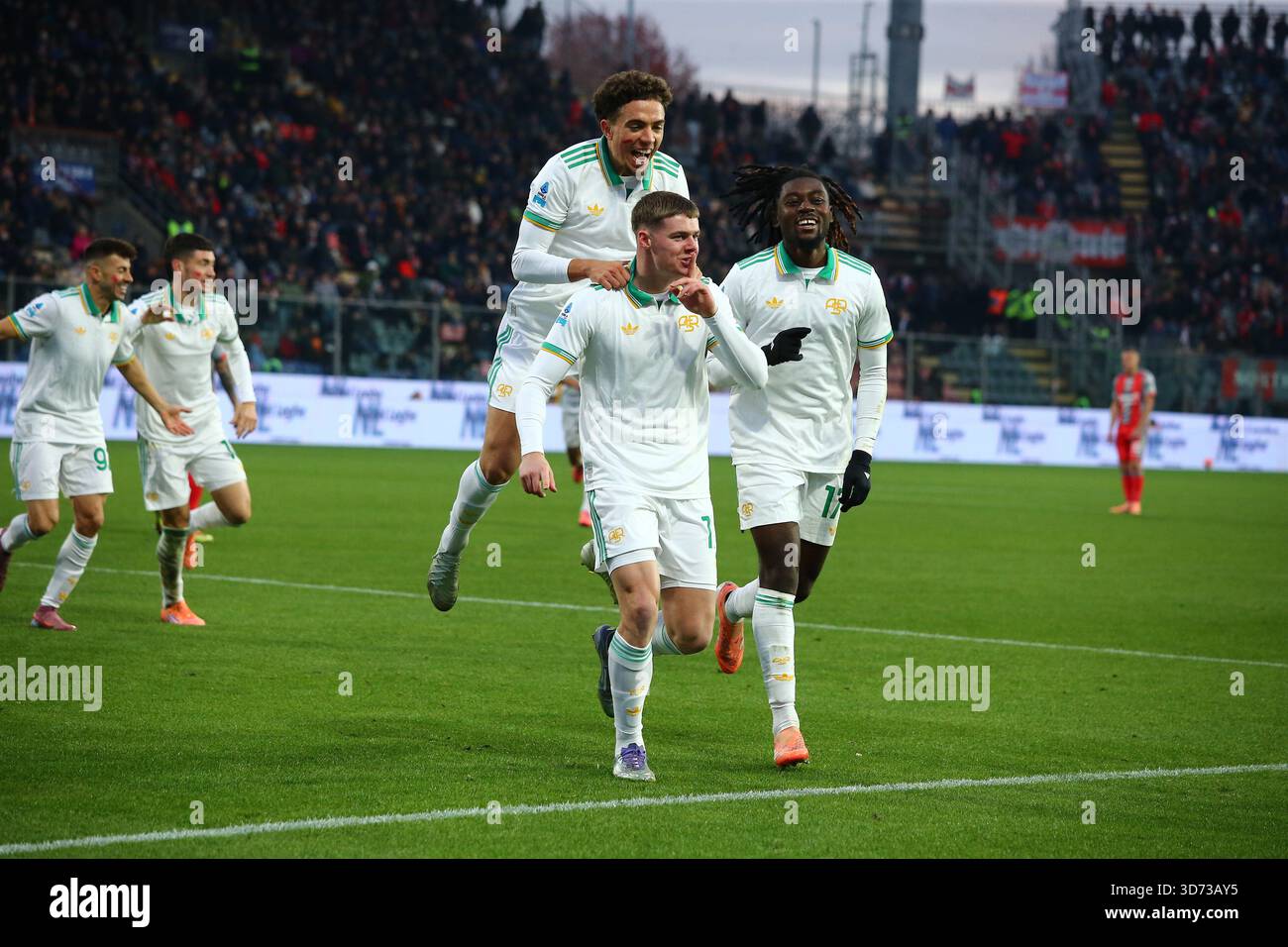 Roma Evan Ferguson esultansza. goal 0 - 2 during the Serie A soccer ...