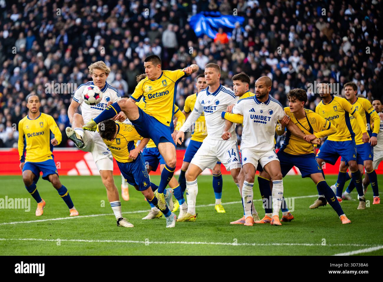 Copenhagen, Denmark. 23rd, November 2025. Oliver Villadsen (2) of ...