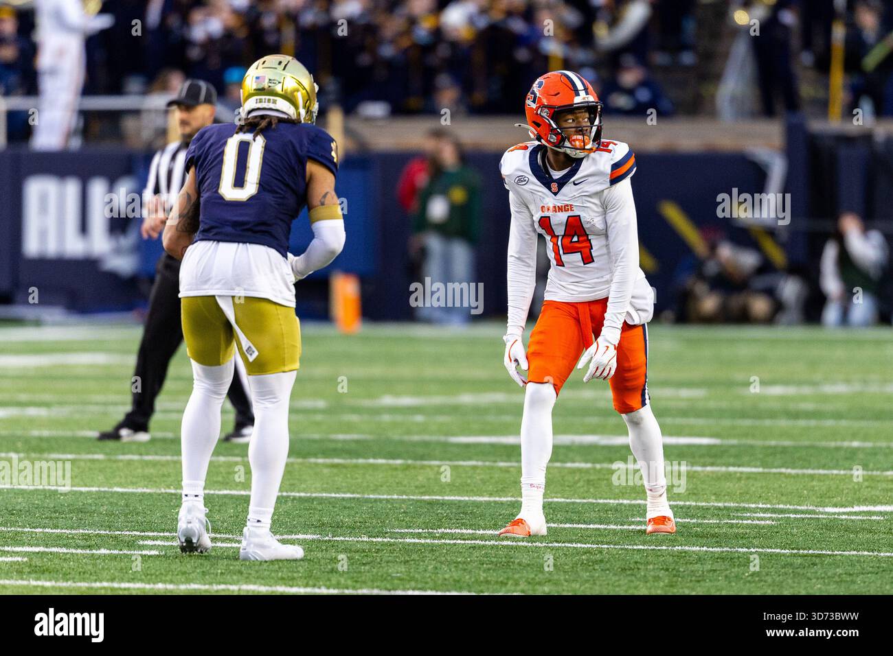November 22, 2025: Syracuse wide receiver Darius Johnson (14) during ...