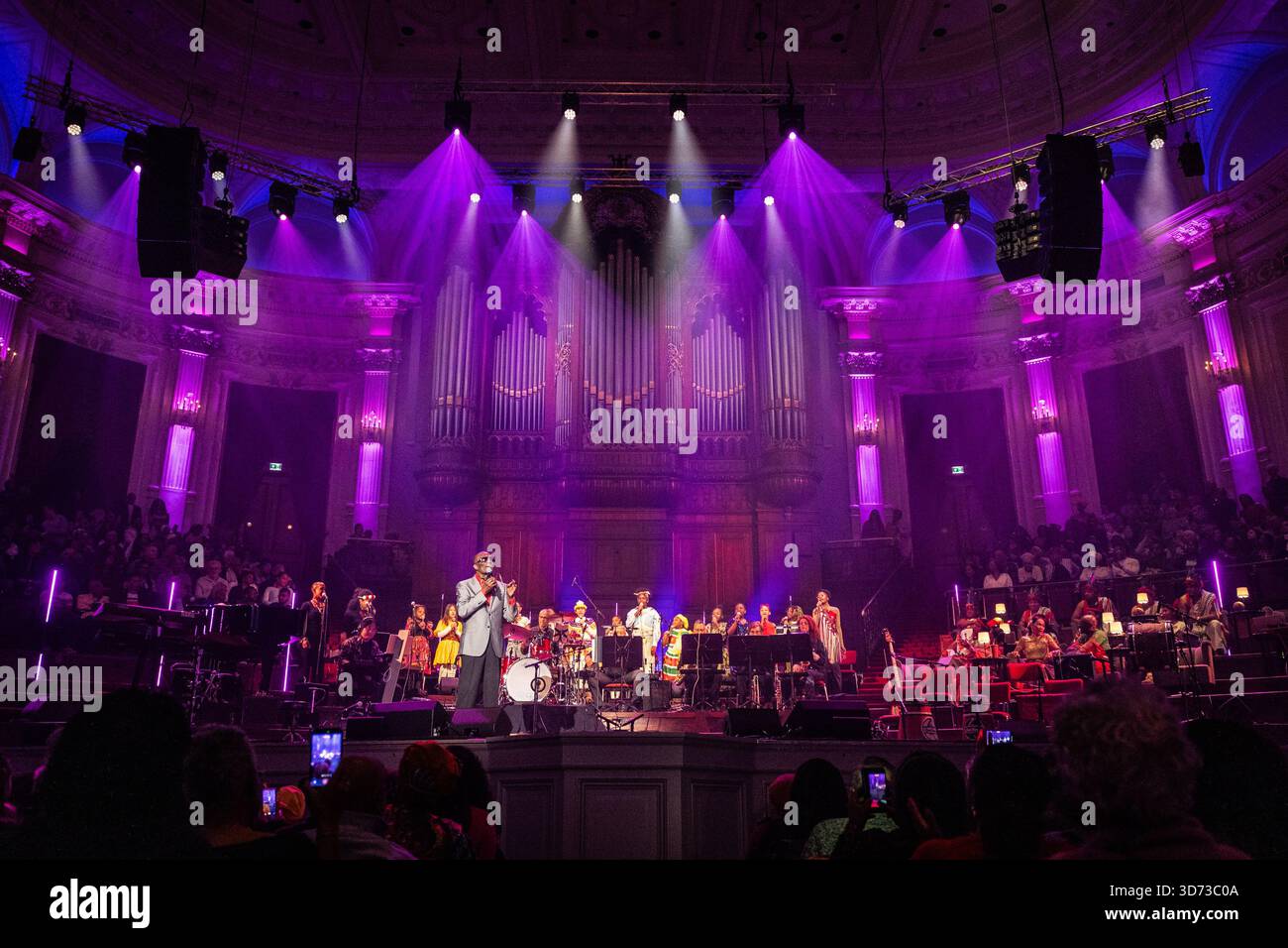 AMSTERDAM - Oscar Harris during a concert at the Concertgebouw in honor ...