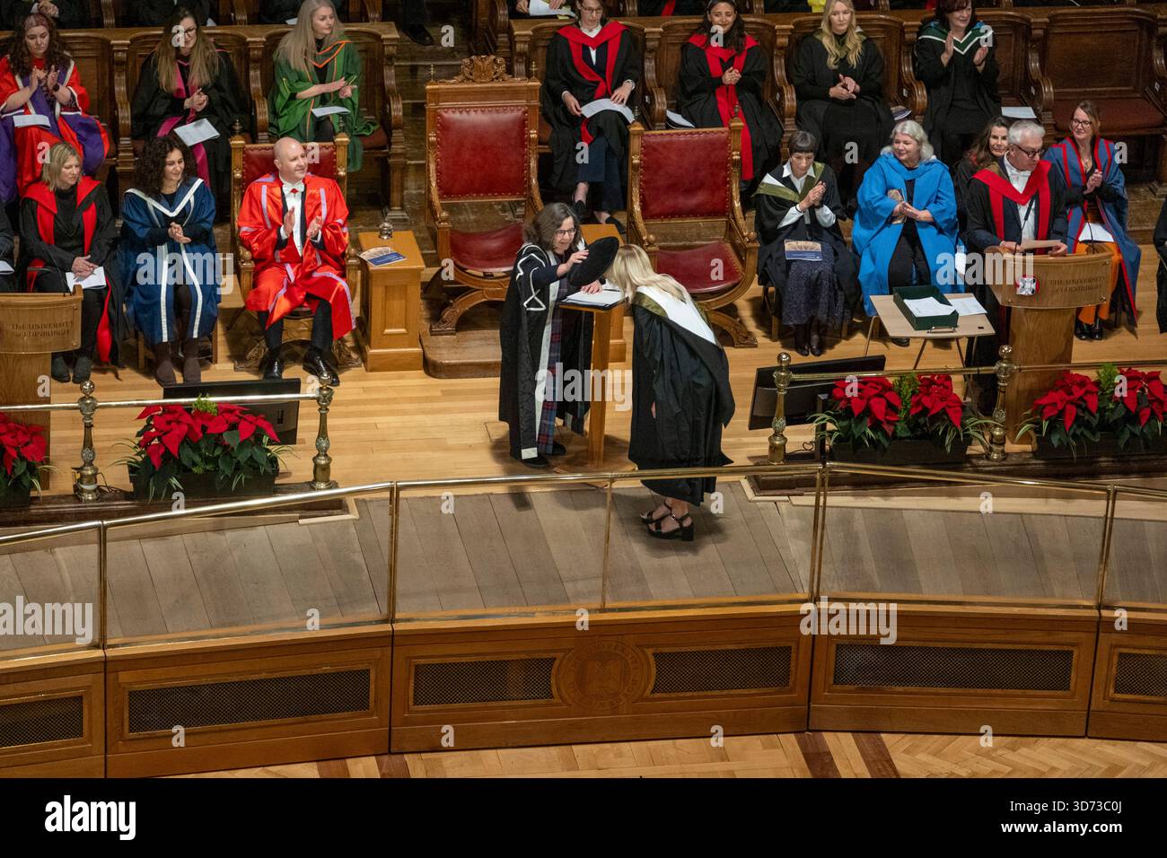 The University of Edinburgh November graduation ceremony in the McEwan ...