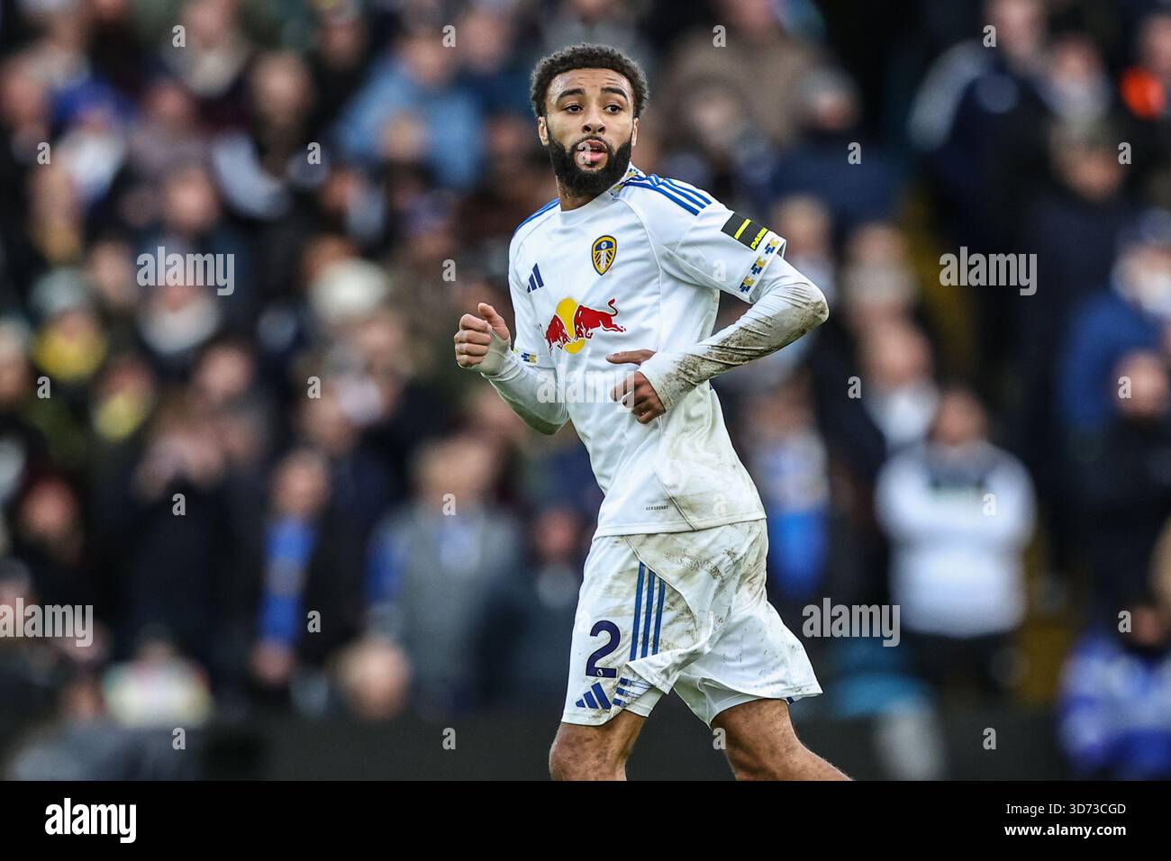 Jayden Bogle of Leeds United during the Premier League match Leeds ...