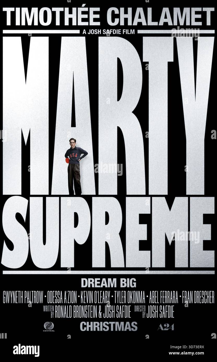 Marty supreme movie chalamet hi-res stock photography and images - Alamy