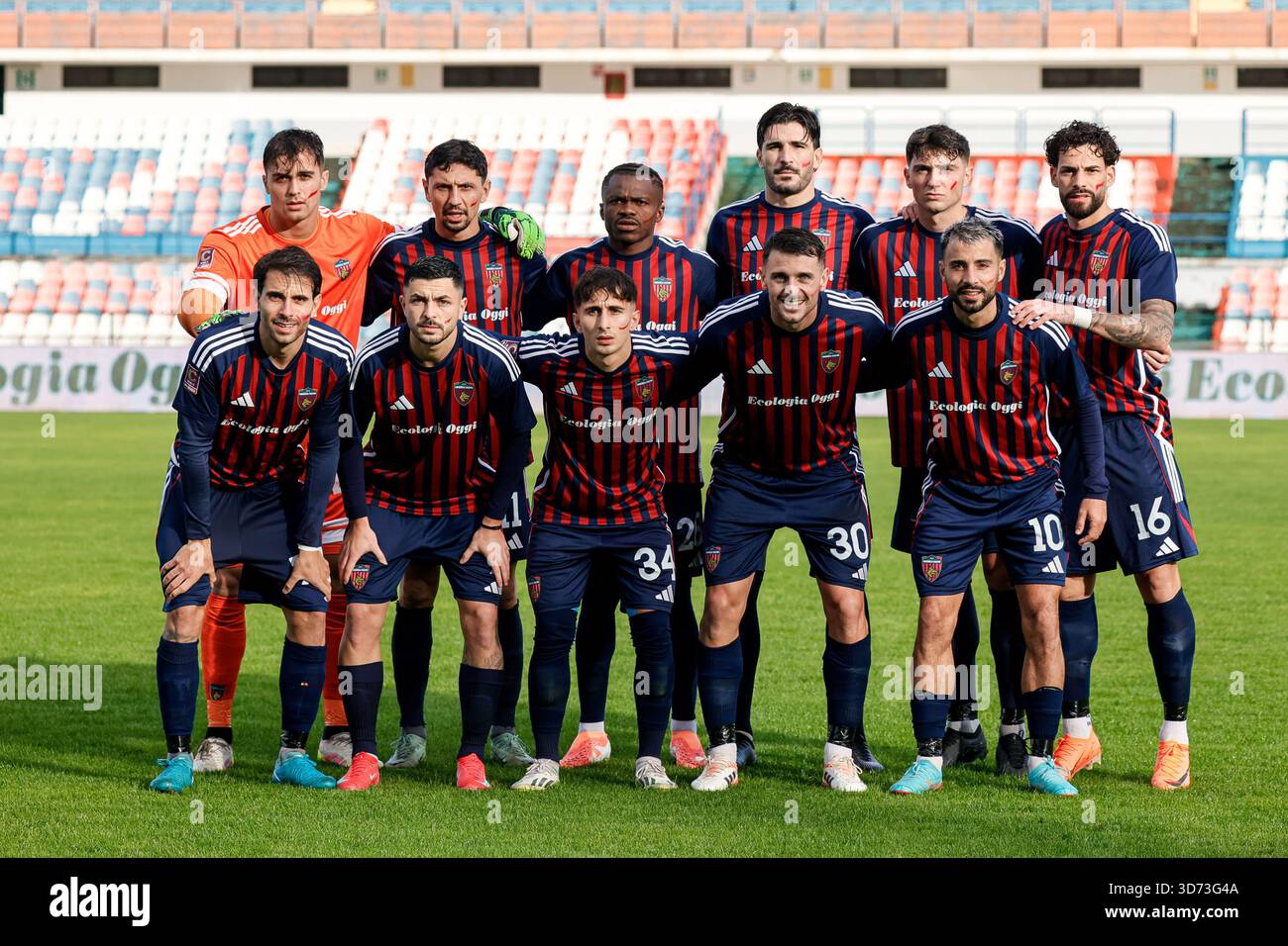 team of Cosenza during the Serie C football match between Cosenza and ...
