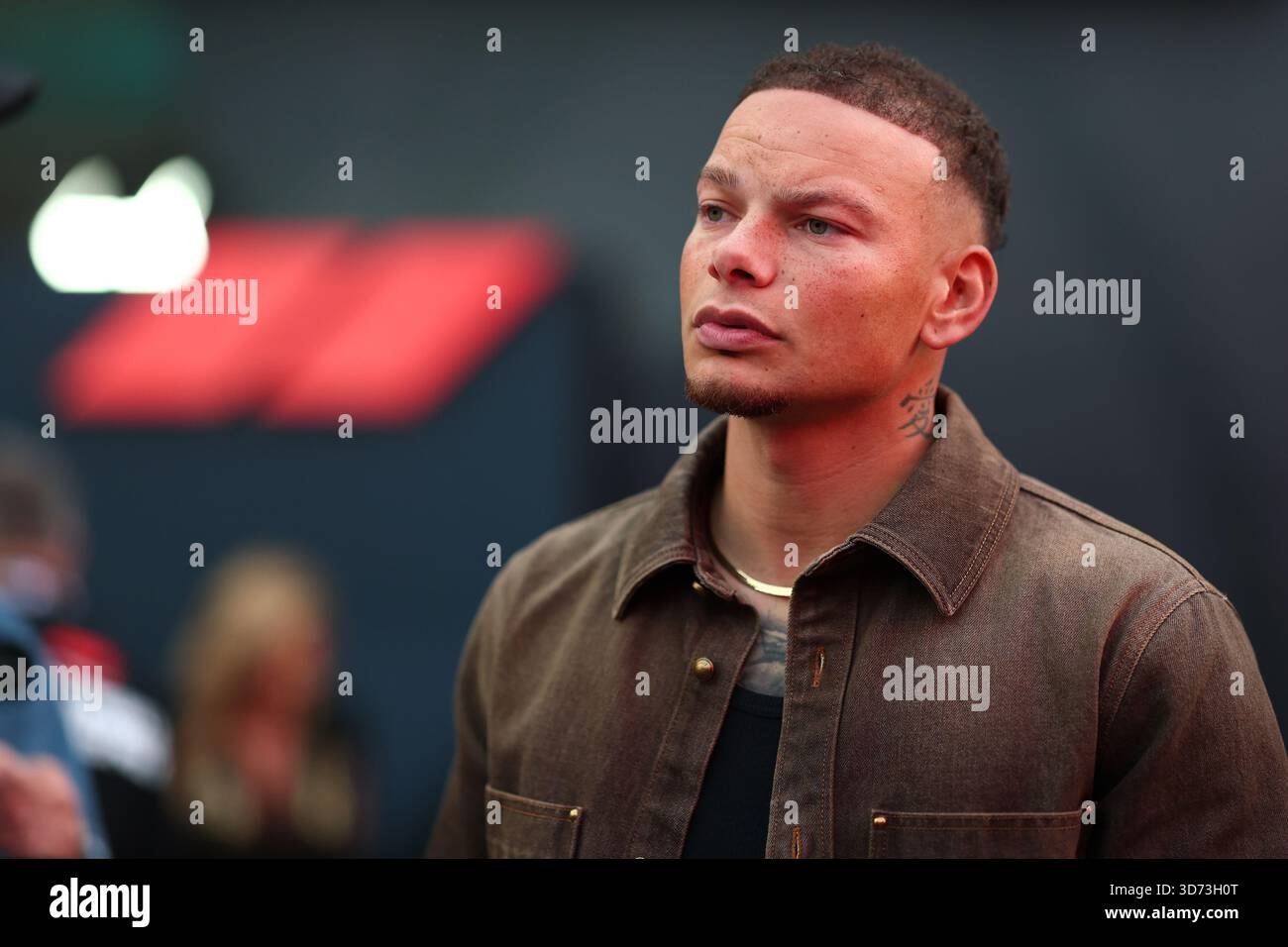 American singer and songwriter Kane Brown during the Las Vegas GP 2025 at the Las Vegas Strip ...