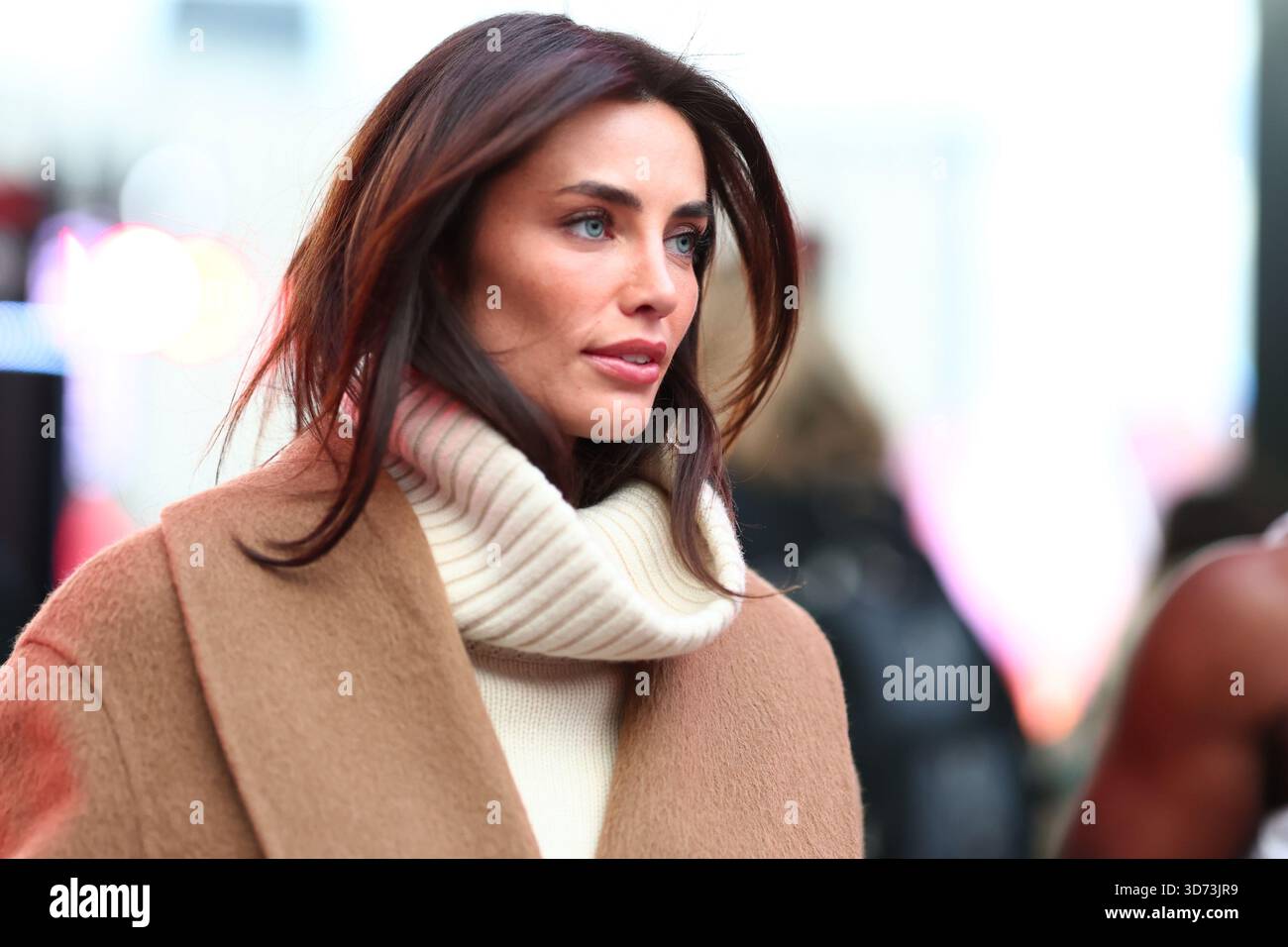 Carlos Sainz girlfriend and model Rebecca Donaldson during the Las ...