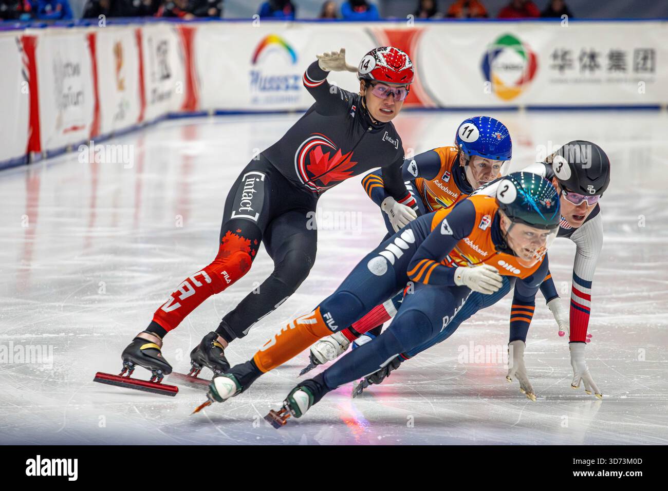 November 23, 2025, Gdansk, Pomerania, Poland: Final women 500 meters at ...