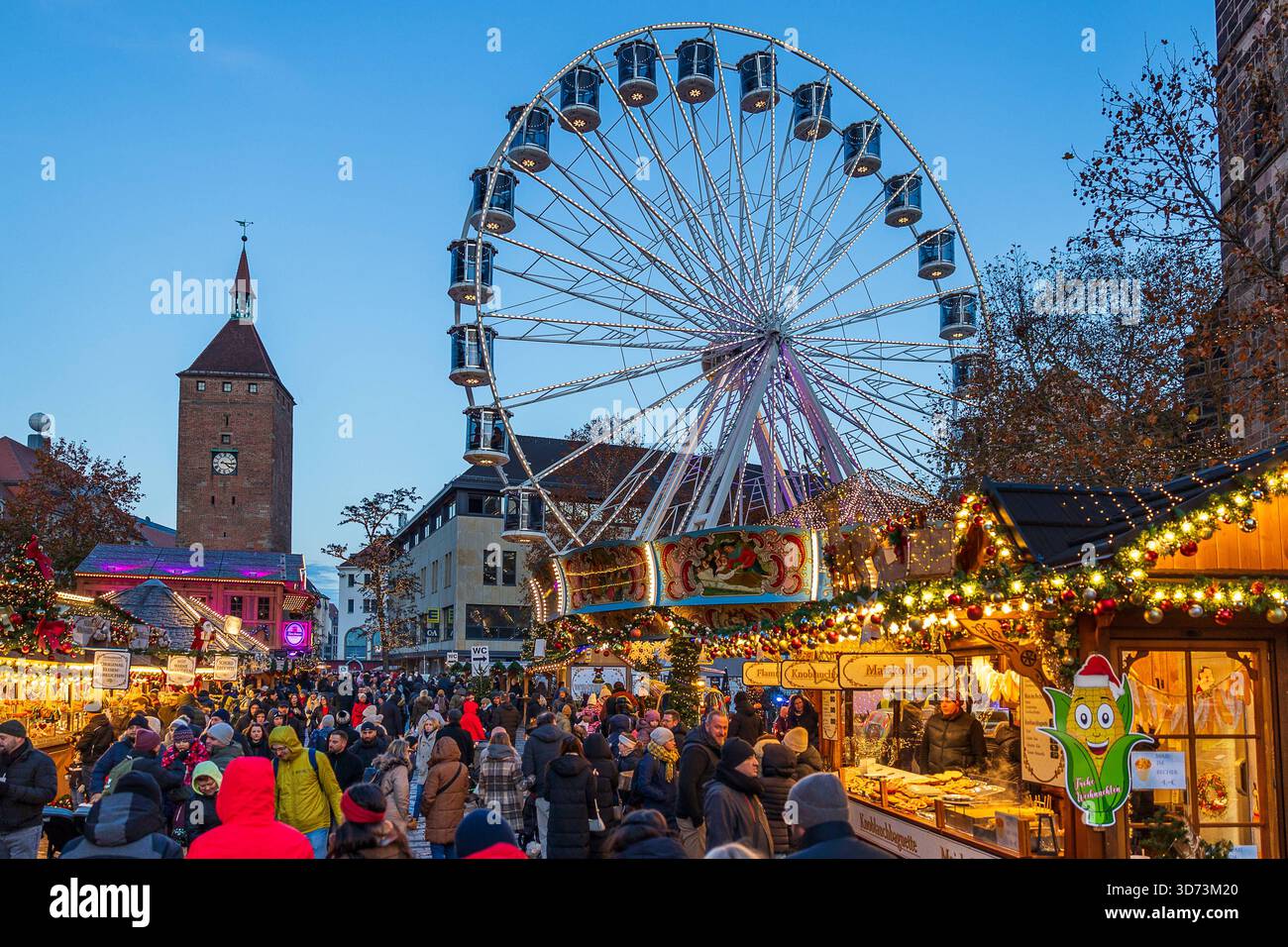 Weihnachtsmarkt Nürnberger Winterdorf, Nürnberg, 23.11.2025 Blick auf ...